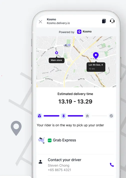 Kosmo - Optimize, manage & track local delivery